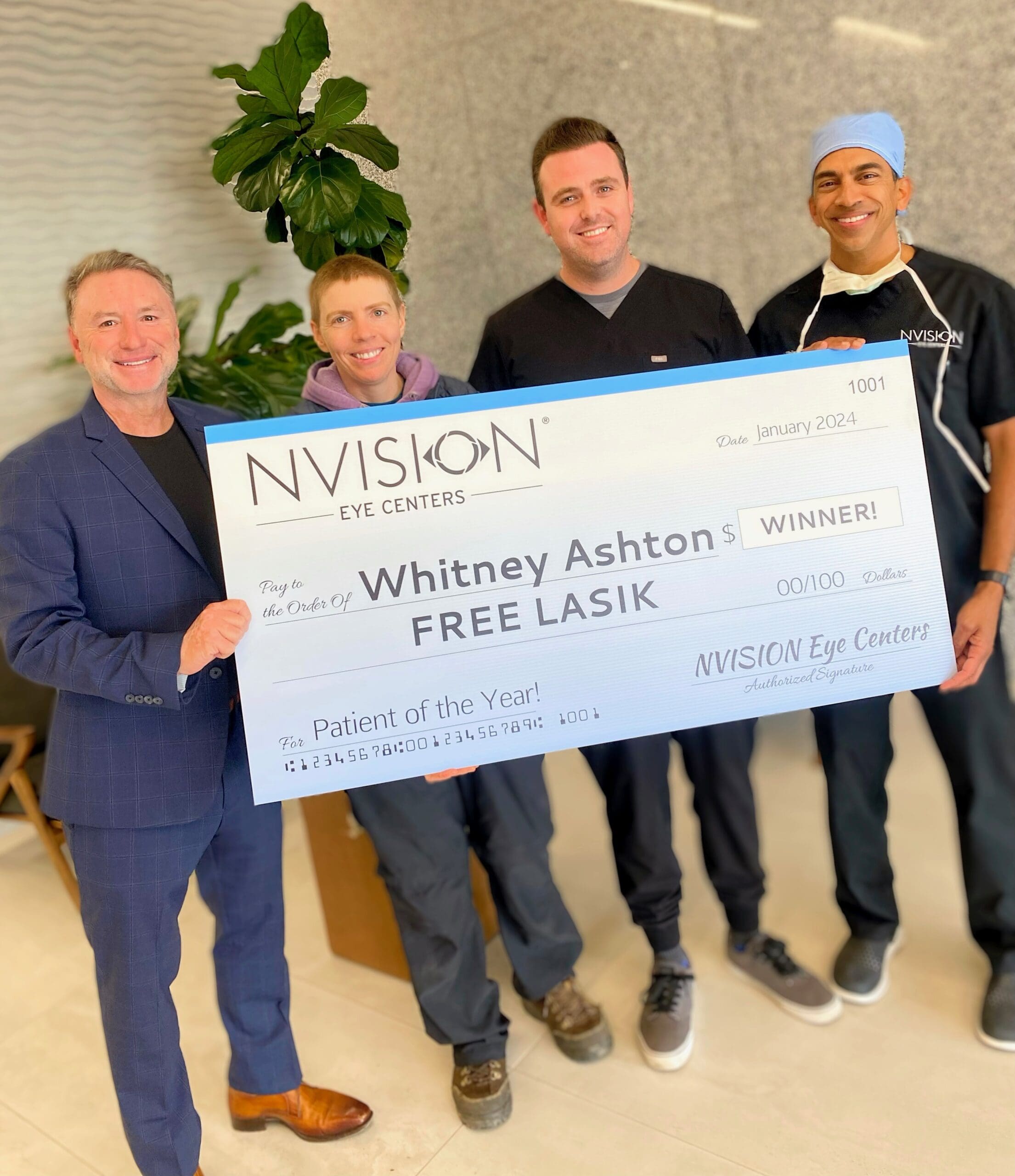 Want Free LASIK? Become NVISION’s 2024 Patient of the Year